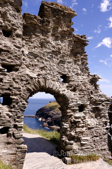 Tintagel Castle Gateway | John Wallace Photography